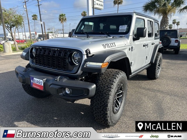 New 2024 Jeep Wrangler Willys 4-Door w/Xtreme Off-road Pkg Sport Utility in McAllen #24430 ...