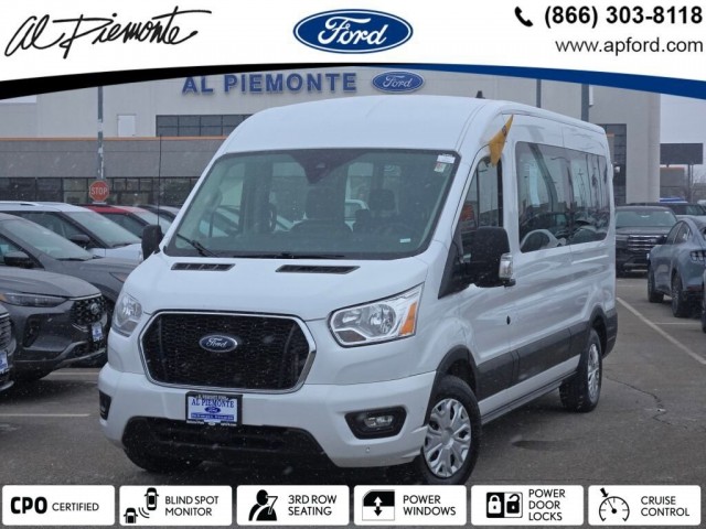 Certified Pre-Owned 2022 Ford Transit-350 XLT Medium Roof 15-Passenger ...