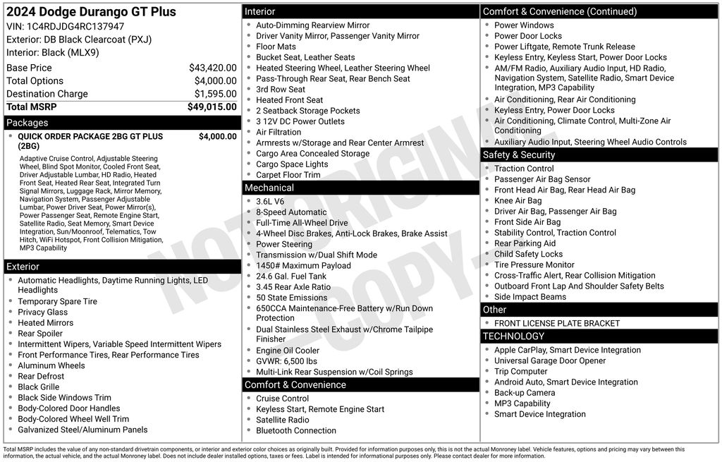 Pre-Owned 2024 Dodge Durango GT Plus 4D Sport Utility in Virginia Beach ...