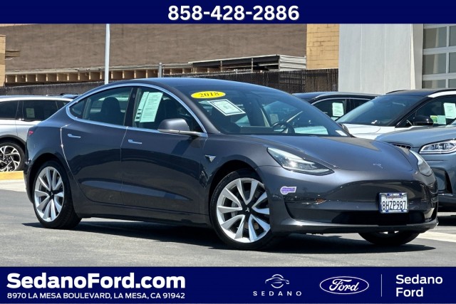 Pre-Owned 2018 Tesla Model 3 Long Range 4 Door Sedan in La Mesa # ...