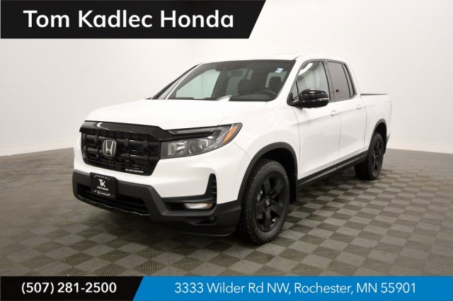 New 2025 Honda Ridgeline Black Edition 4D Crew Cab in Rochester #E1997 | Tom Kadlec Honda