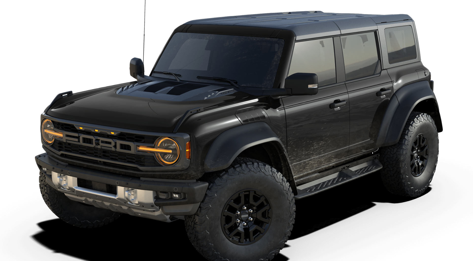 Black Ford Raptor 4 Door