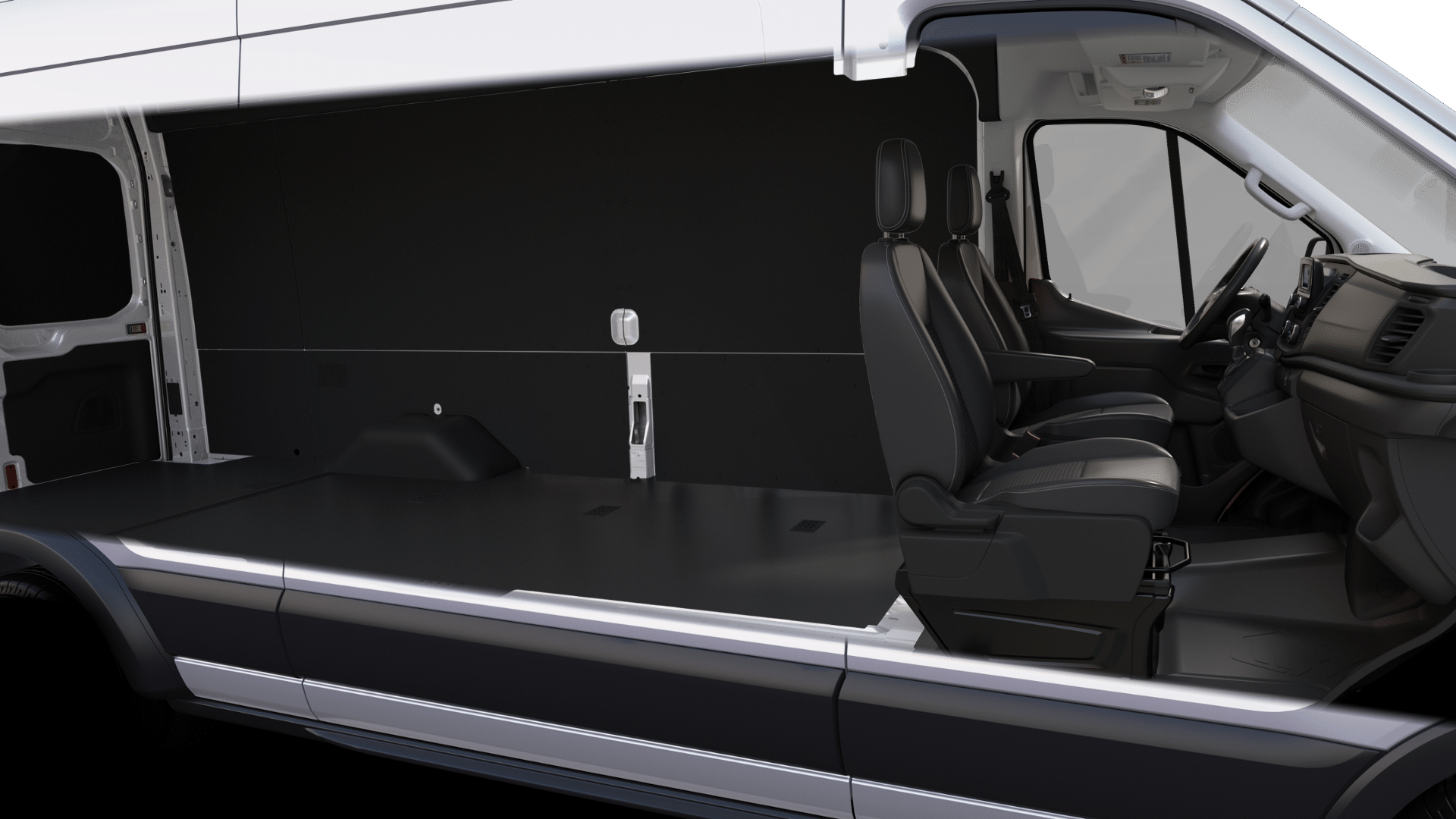 New 2024 Ford Transit Commercial Cargo Van Transit Long EL 250 in ...