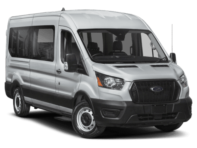 New 2024 Ford Transit Wagon T-350 Med Roof Slide XL Wagon in Hot ...